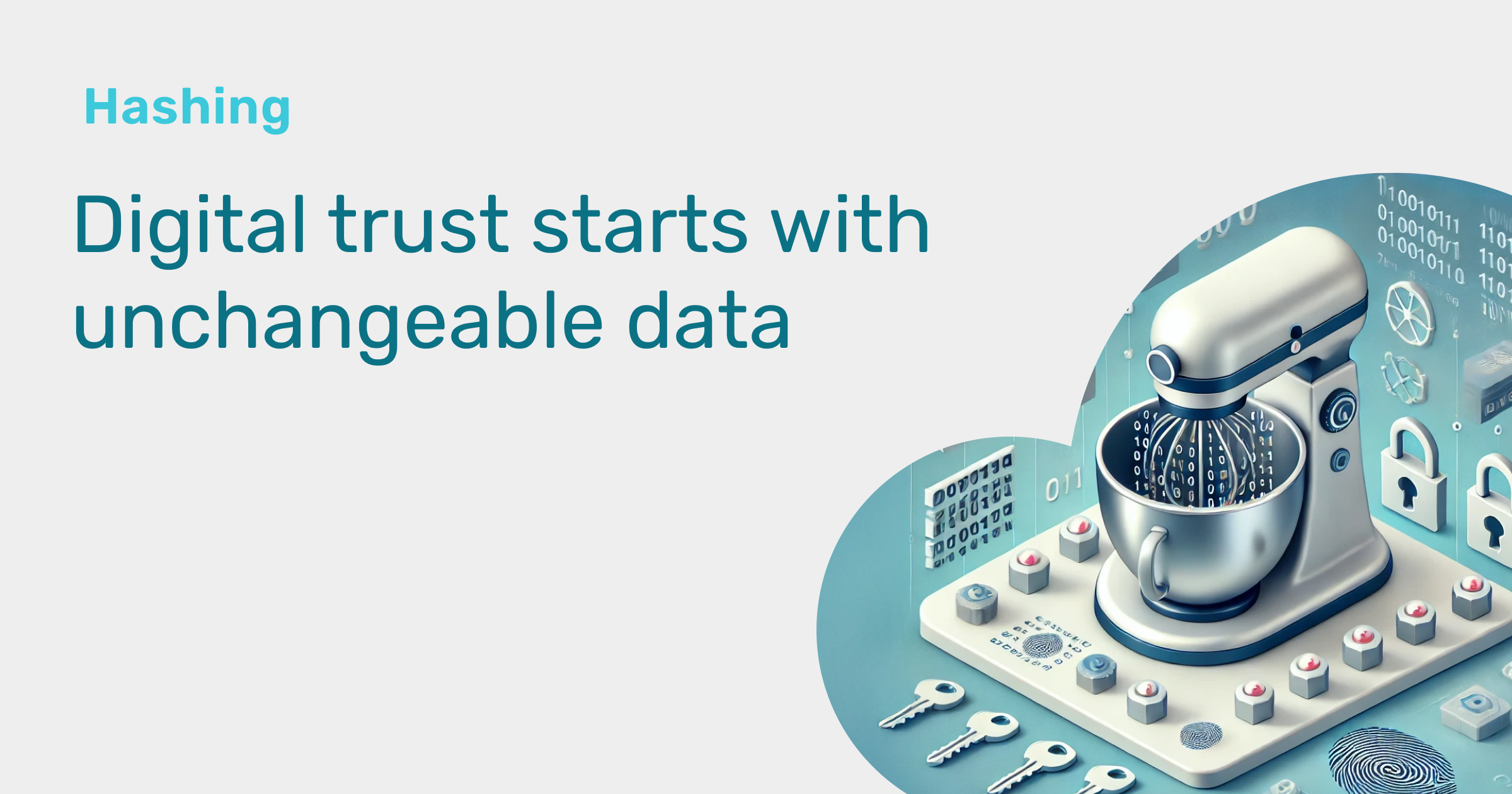 Hashing: digital trust starts with unchangeable data - fidentity